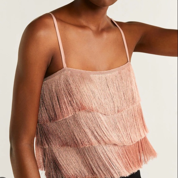 Mango | Tops | Nwt Mng Mango Fringe Top | Poshmark